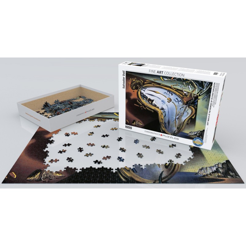 Puzzle 1000 pièces - Montre molle au moment de sa première explosion